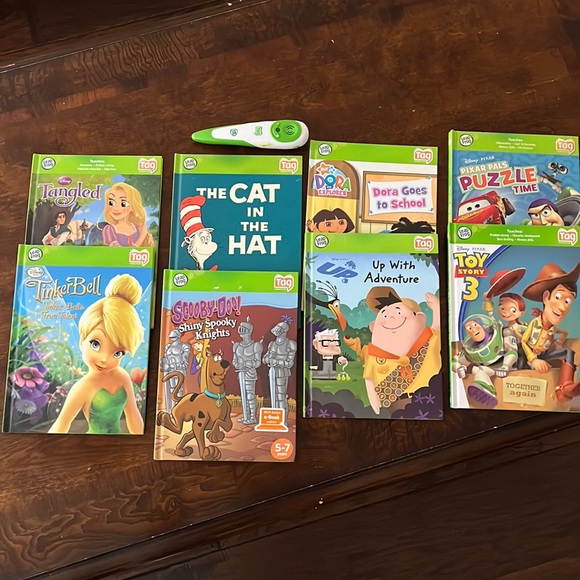 Office | Leap Frog Tag Books 8 Books One Wand | Poshmark